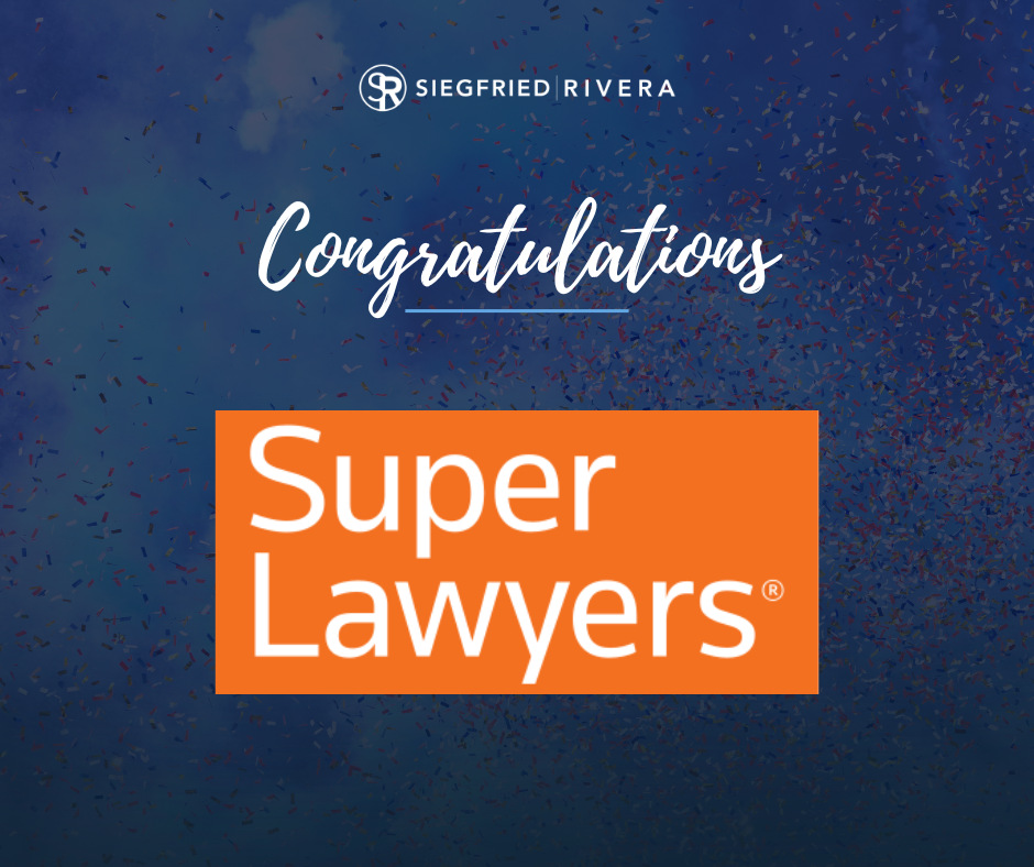 Several Siegfried Rivera Attorneys Recognized as 2024 Super Lawyers and ...